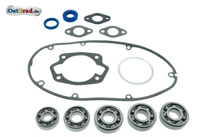 Ost2rad.com - Dichtungs- und Lagersatz CZ 455 475 BLAU